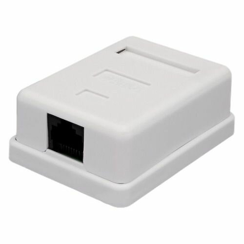 Розетка Suprlan (10-0355) информ. RJ45 кат.6 U/UTP черн.
