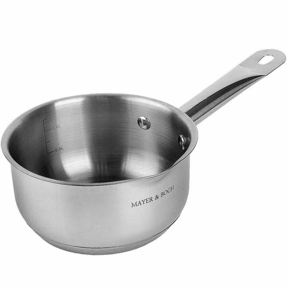 Ковш 2.2л 18см с носиком для слива