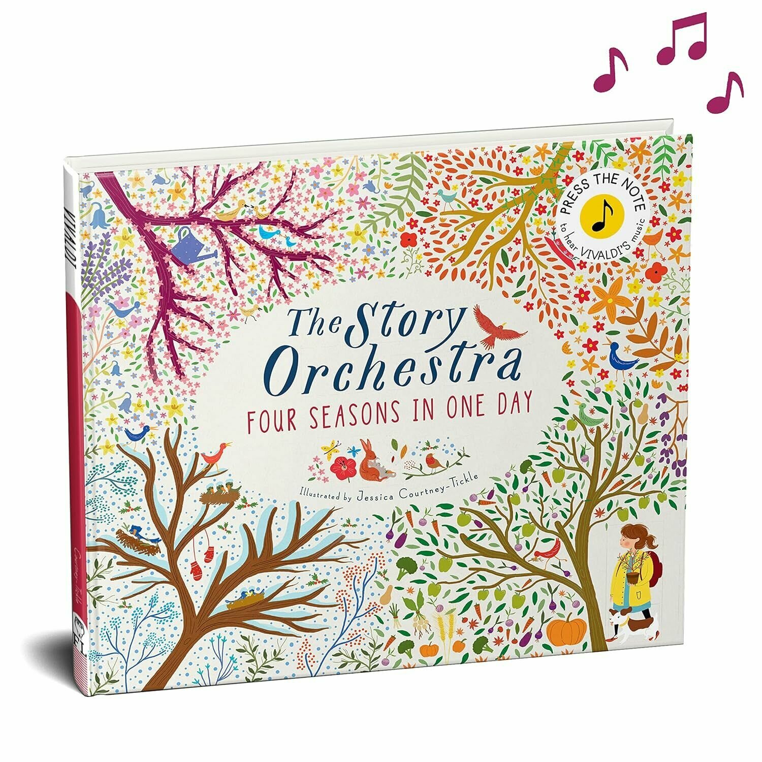Звуковая книга "The Story Orchestra: Four Seasons in One Day" в твердом переплете