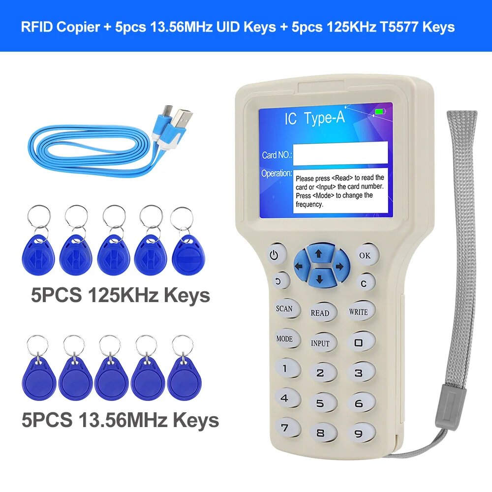 OBO HANDS NS208 RFID Копировальный аппарат RFID Copier Key Key