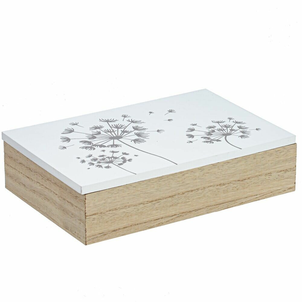 Шкатулка для чайных пакетиков / подставка для чайных пакетиков/ чайница, 24х16х6 см