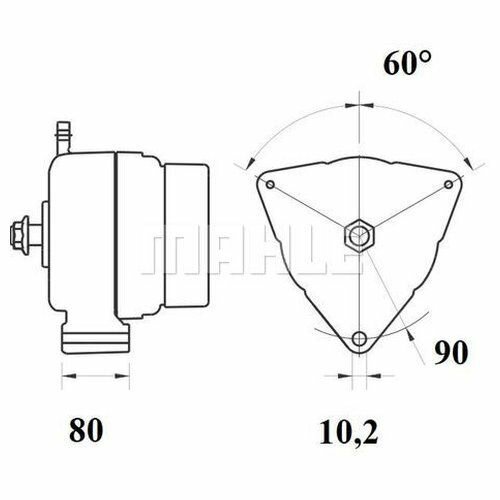 Генератор Knecht/Mahle MG795