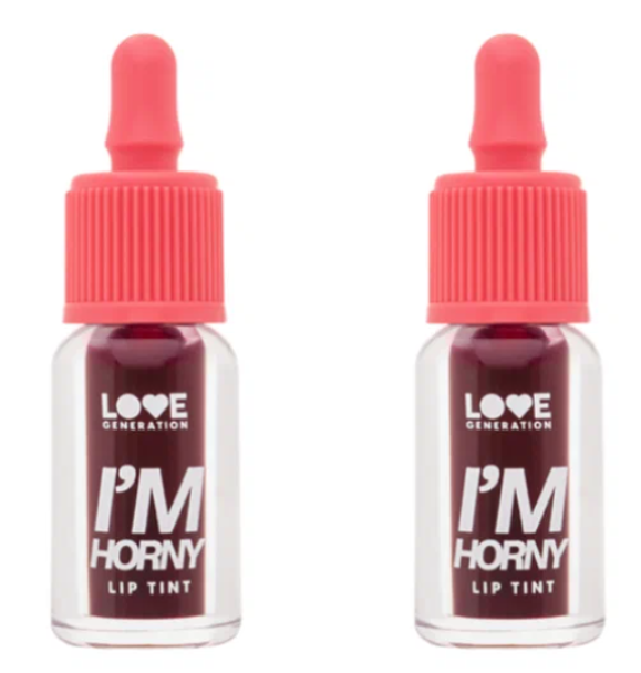 Тинт для губ Love Generation I'm Horny, тон 03 винный, 2,5 мл, 2 шт