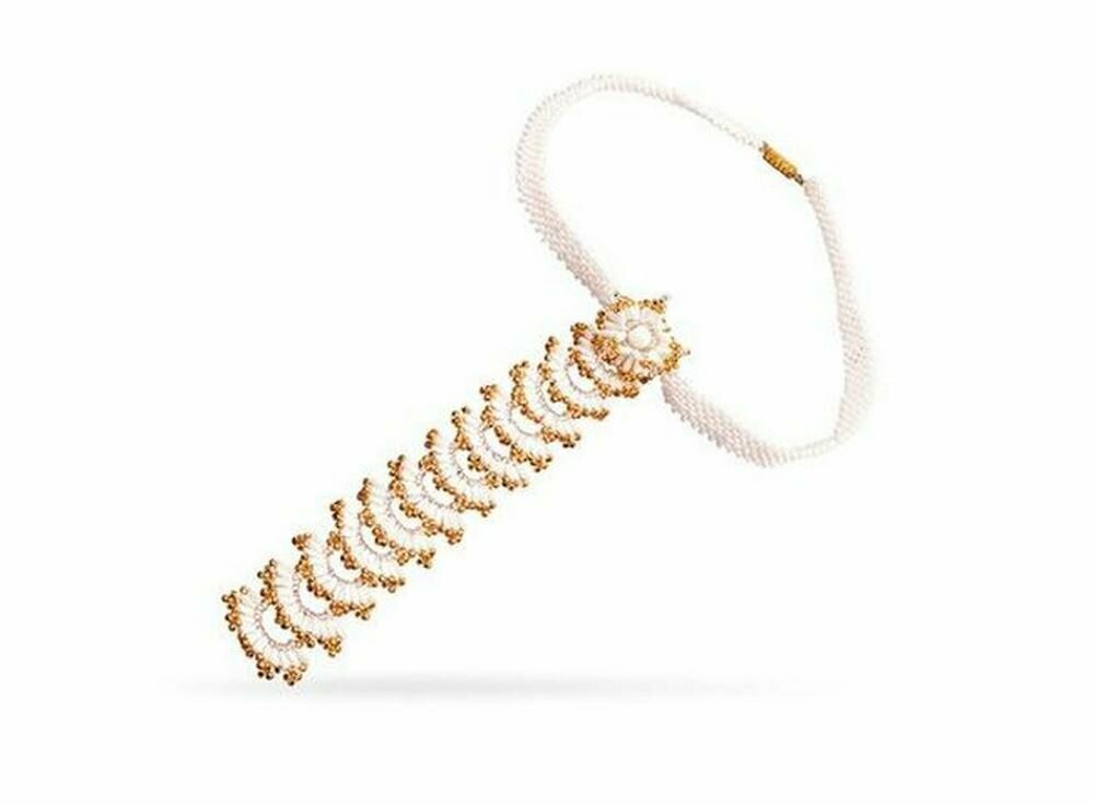 Набор для бисероплетения "Галстук Орхидея" Кроше