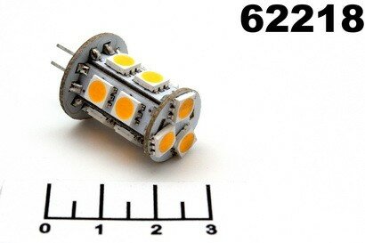 Лампа светодиодная 12V 2.5W G4 3000K белый теплый 13LED Uniel