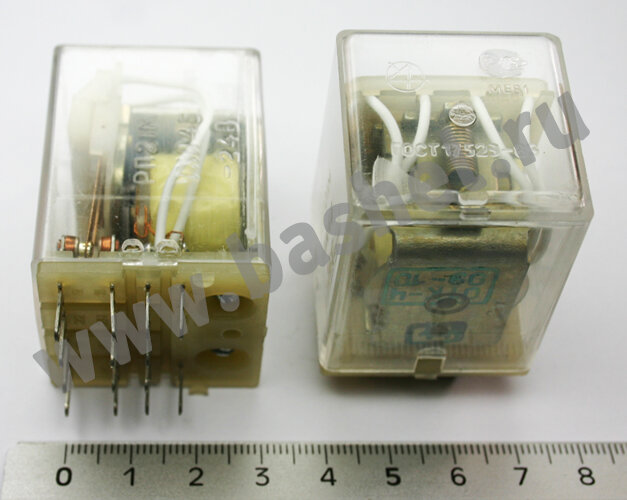 РП21-004-УХЛ4-24, Реле, (упр:24В/DC, комм: 5A/250В/AC, 4NO/4NC, R-coil:250Ом)