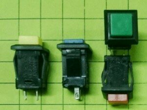 Кнопка MG-D-317 (DS431) Без фиксации Зеленая