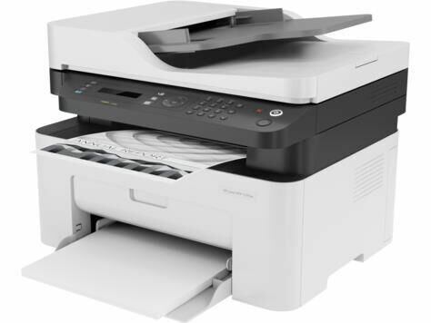 МФУ лазерный HP Laser 137fnw (4ZB84A) A4 WiFi белый