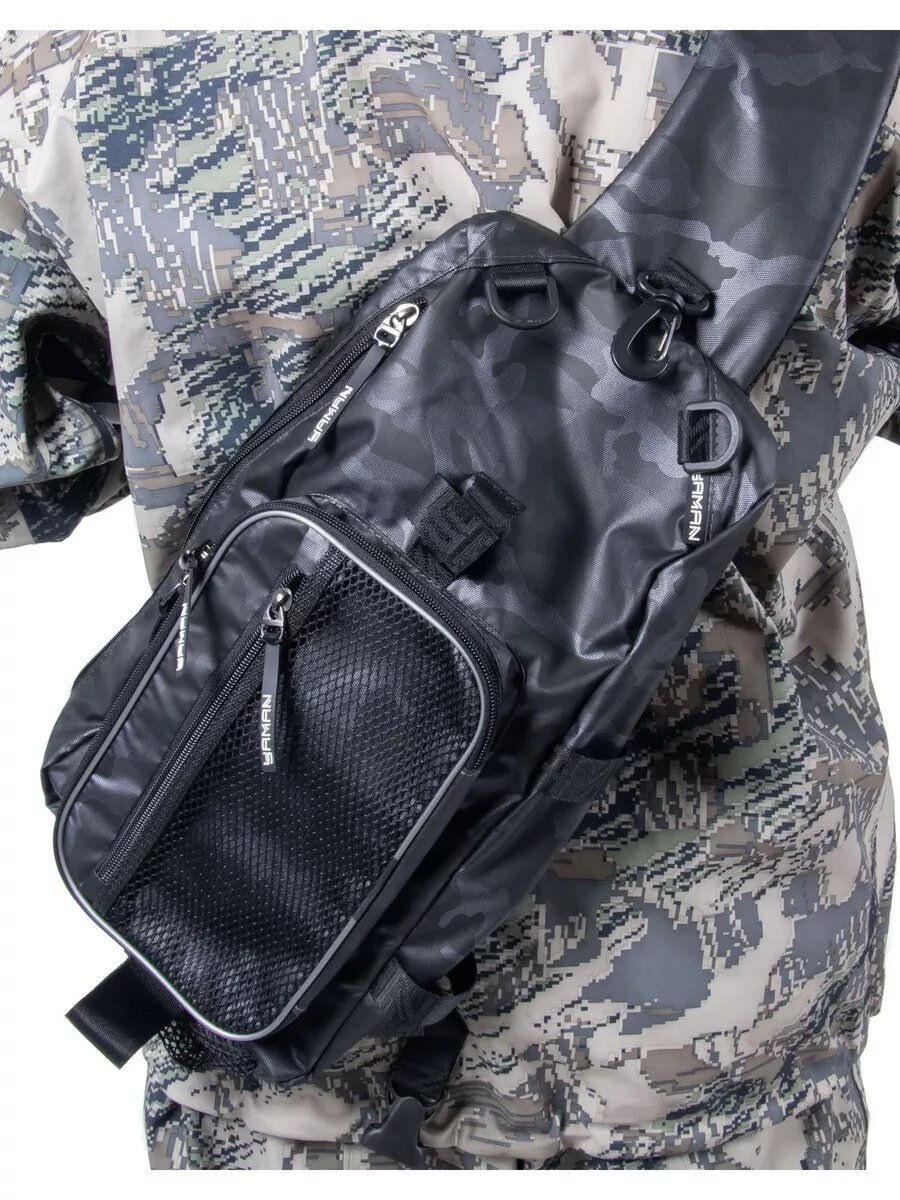 Сумка рыбака Yaman Sling Shoulder Bag, 44х24х17 см / Сумка рыболовная для снастей
