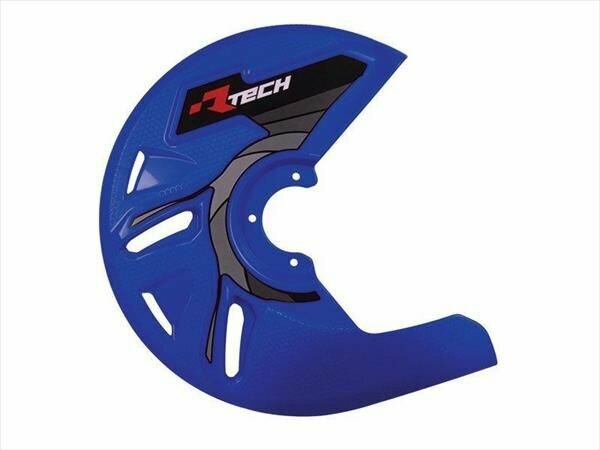 Защита тормозного диска универсальная синяя RTech R-DISCPTBL000 для мотоцикла