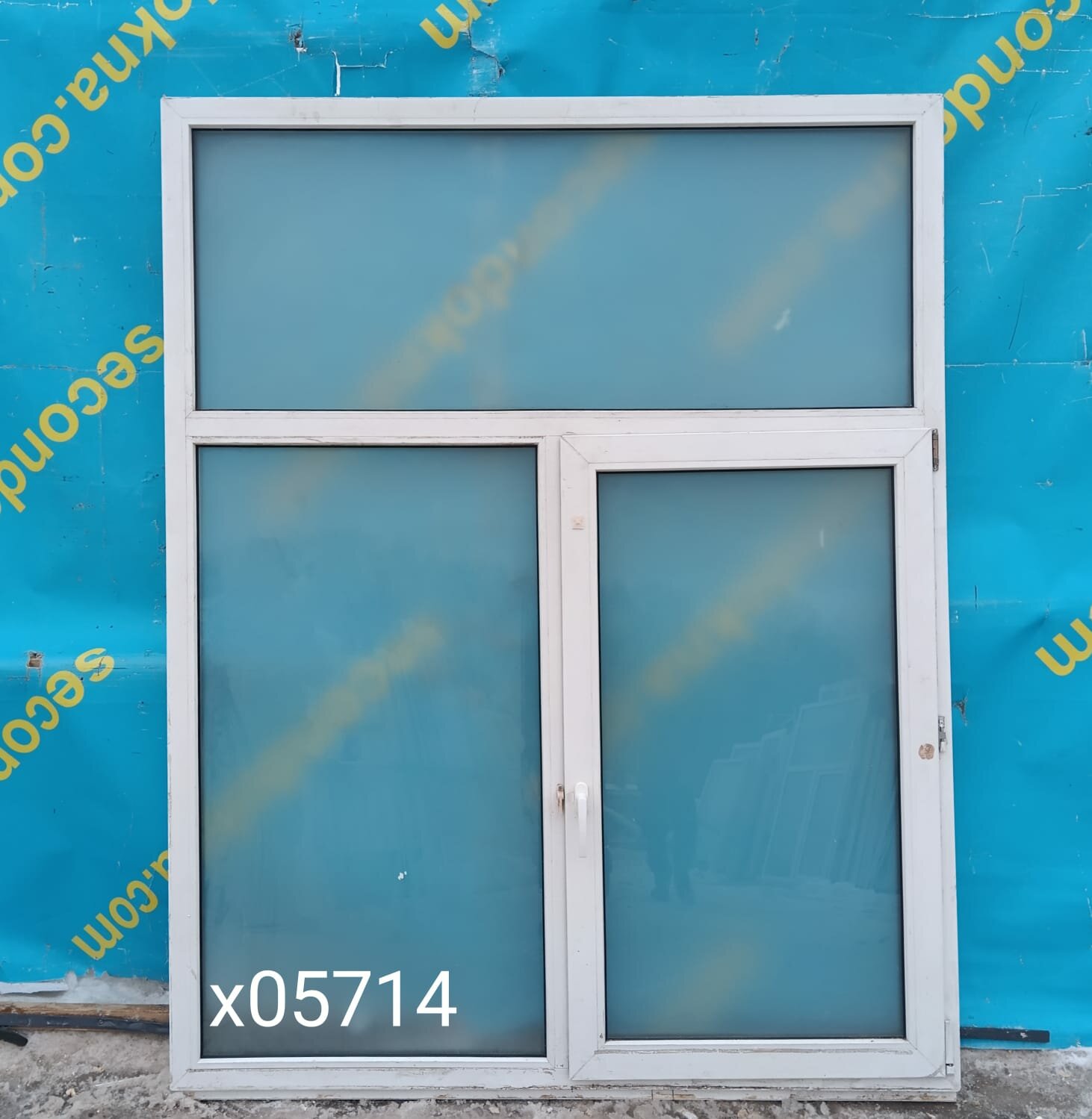 Пластиковое окно Б/У 2100(в) 1430 об х 1660(ш)