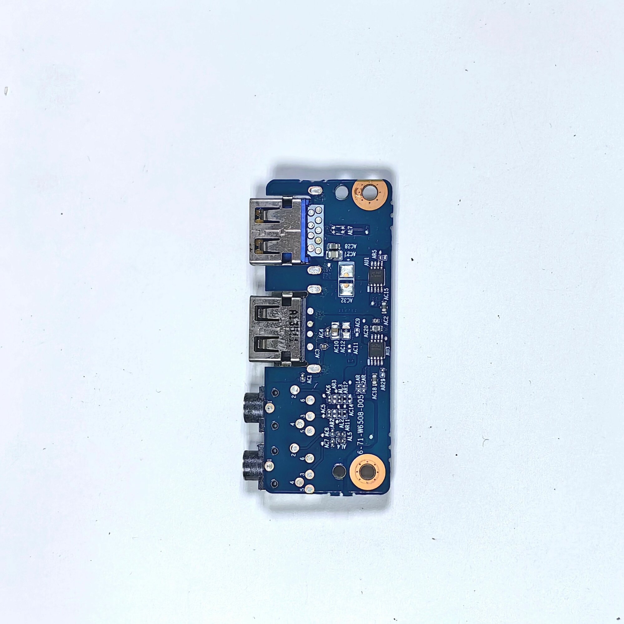 Плата с разъемами audio, USB для ноутбука DNS W650SH
