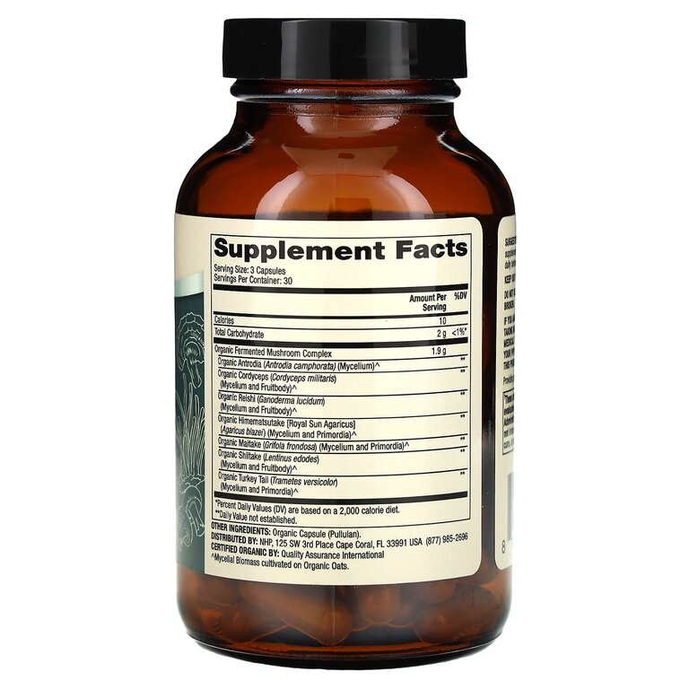 Dr. Mercola Fermented Mushroom Complex ( Комплекс ферментированных грибов) 90 капсул (Dr. Mercola)