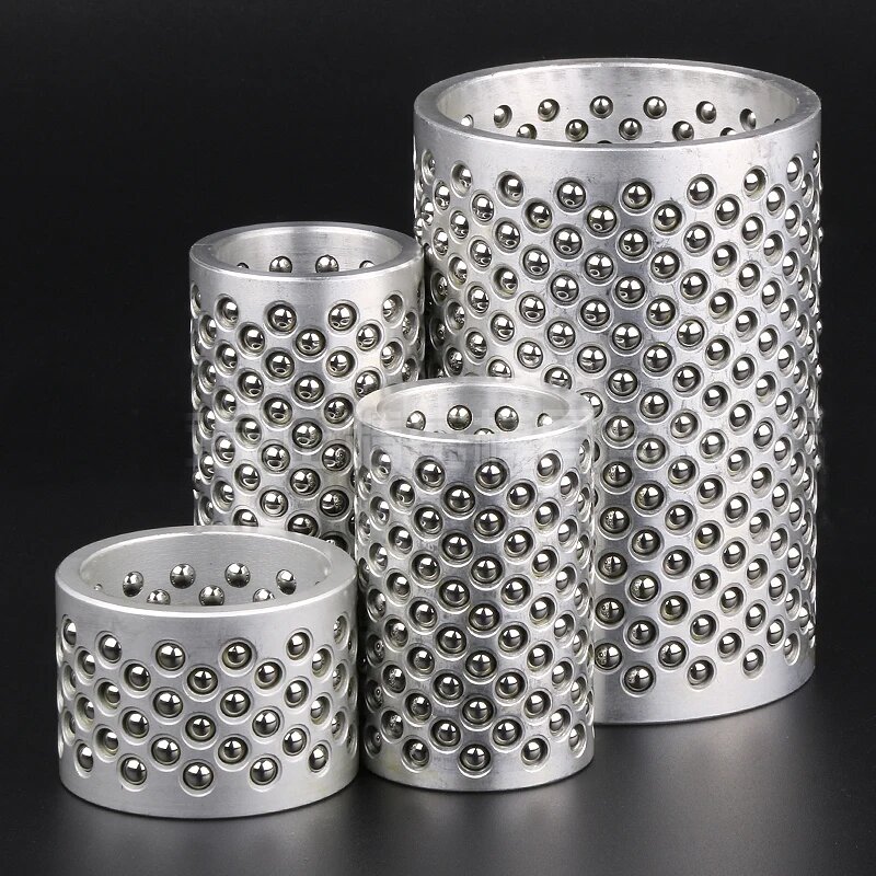 Втулки из алюминиевого сплава с шариковыми подшипниками 3x25x60, 5 pcs