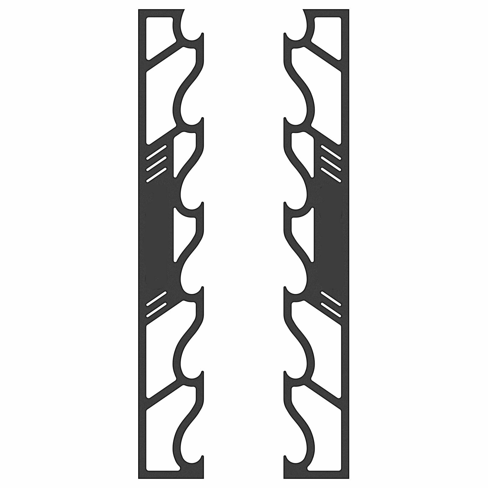 FOSHIO Стойка для автомобильной пленки 6 рулонов черная алюминиевая 6-roll black