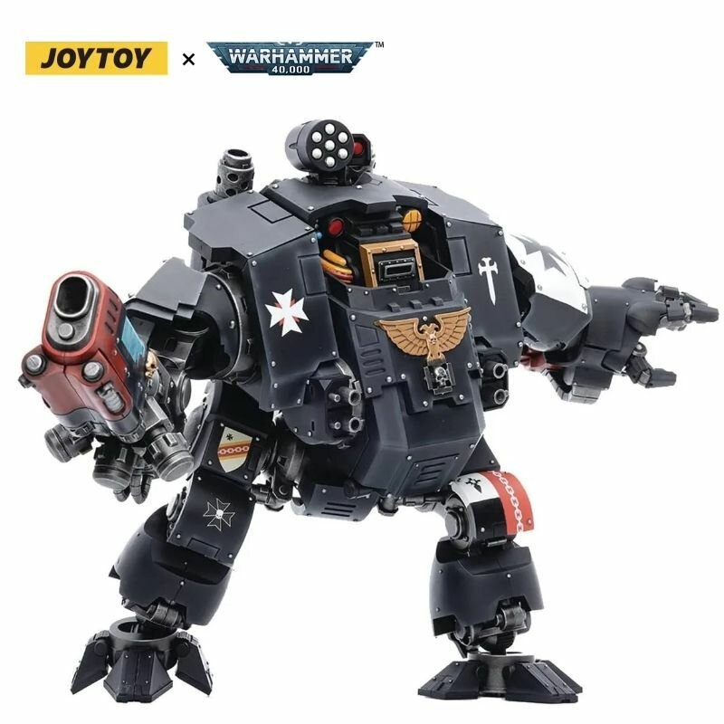 Подвижная фигурка JOYTOY Warhammer 40000 Black Templars Redemptor Dreadnought