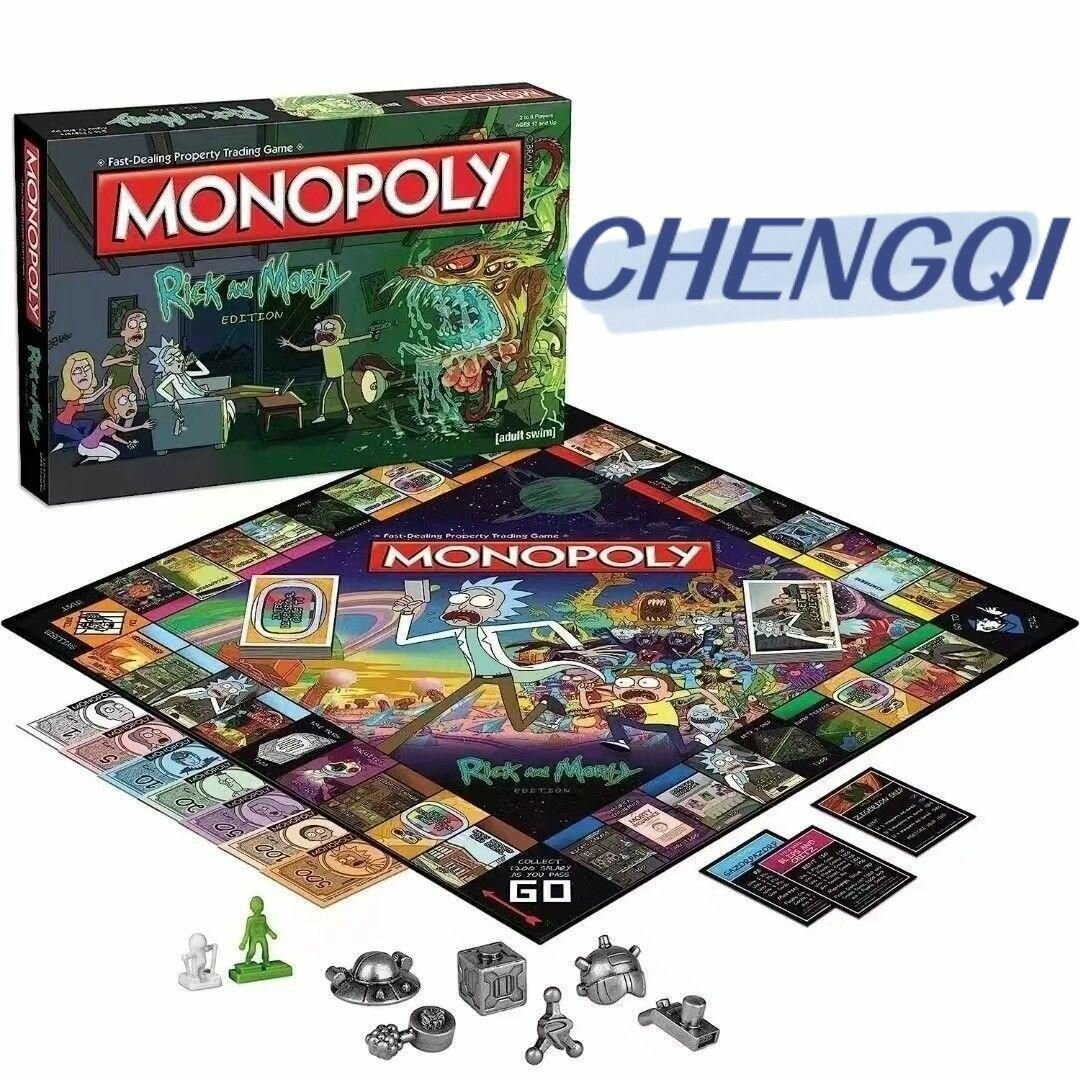 Настольная игра Winning Moves Monopoly Rick and Morty 033862