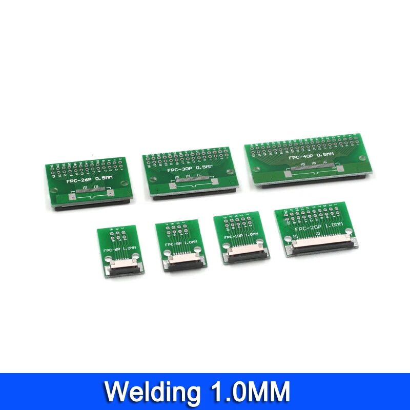 Переносная пластина для кабеля FPC/FFC 6P/8P/10P/20P/30P/40P/60P 8P, Well welded 1.0MM