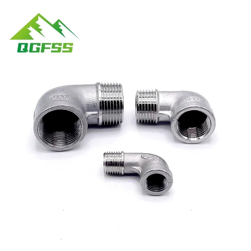 Колен 3/8" из нержавеющей стали SS304