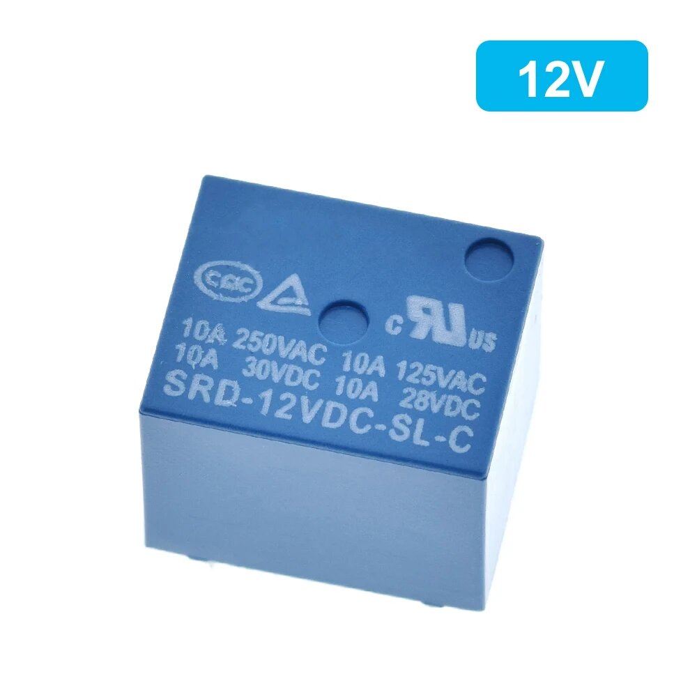 Реле GREATZT SRD-03VDC-SL-C. SRD-12VDC-SL-C 5pcs, 12V