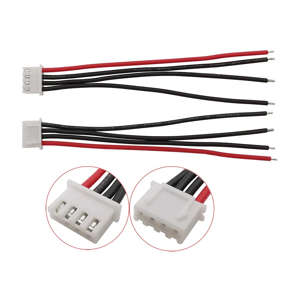 5 шт. JST XH кабель балансировки 22AWG, 15см, 3S 4 Pin