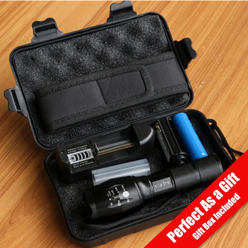 Фонарик TRLIFE E17 T6/L2/V6 5 режимов черный L2-Midium Brightness
