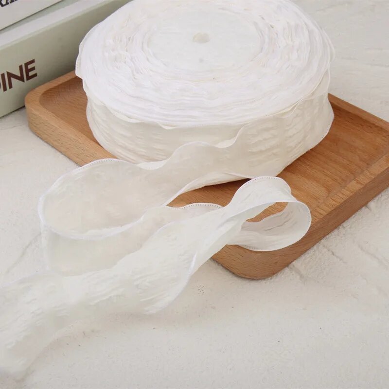 Хлопковая ткань в клетку с волнистыми краями, кружевной штрих-код, головной убор «сделай сам», Подарочная коробка, рамка для одежды, бант, материал для производства, товары для домашних животных, лента