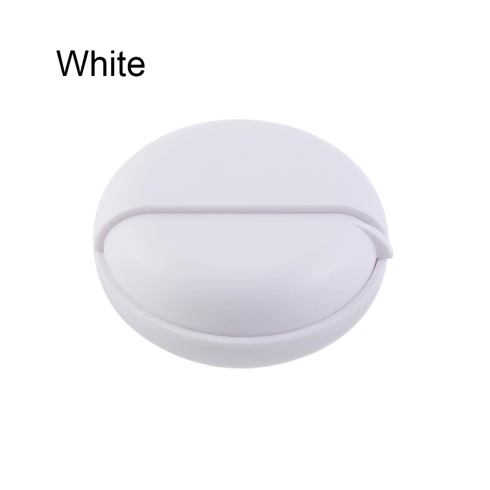 Круглая коробка для хранения наушников Белый, B-White