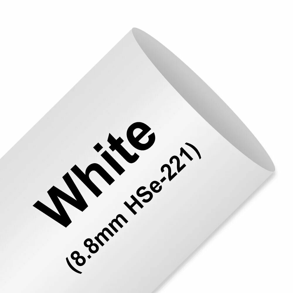 Термоусадочная лента MarkField для принтеров Brother 8.8 White Tube