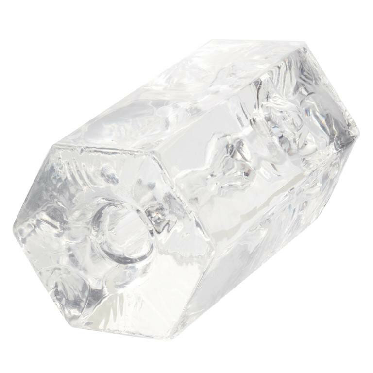 Оригинальный мастурбатор FARRAH с внутренним рельефом в виде женского тела, 9,5 см, ТПЕ, прозрачный