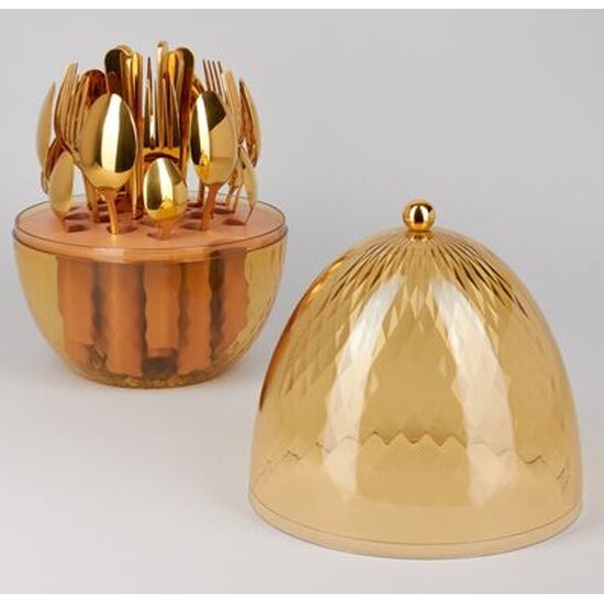 Набор столовых приборов Agness на вращающейся подставке, 24 пр. (922-021)