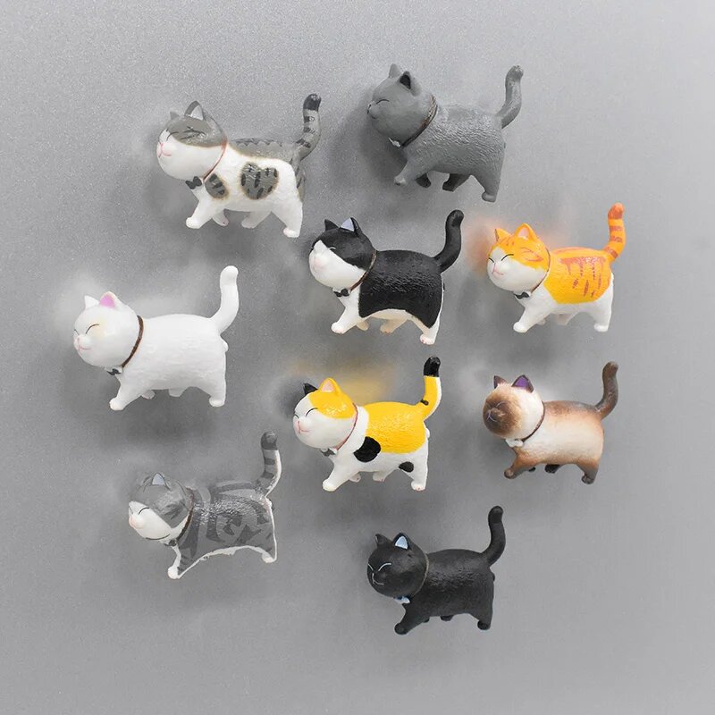 Магнит-бабочка кот 3D A8 — фото 1