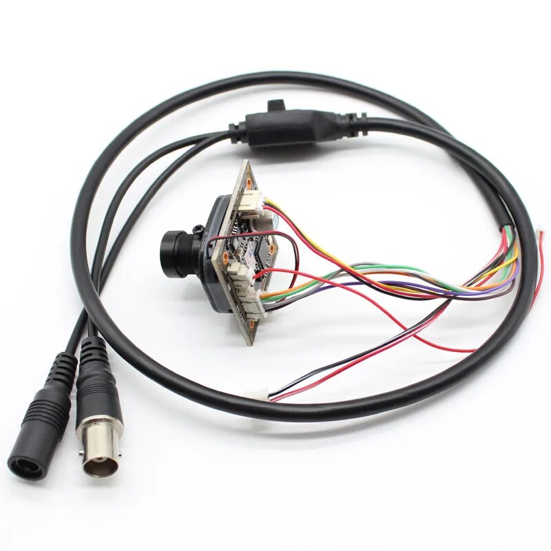 Модуль камеры видеонаблюдения HD Starlight 0.0001Lux NVP2441+IMX307 4-в-1 AHD TVI CVI CVBS ПАЛ, 6 мм
