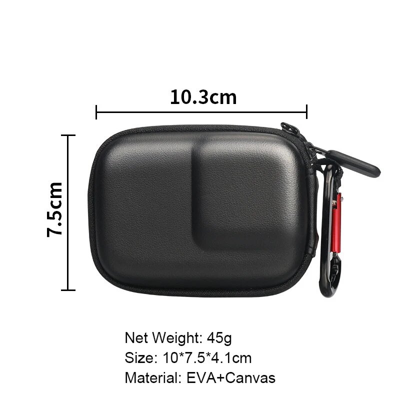 Чехол для DJI Osmo ACTION 6, ACTION 5, Pro 3, 4, Mini SZKOSTON черный цвет