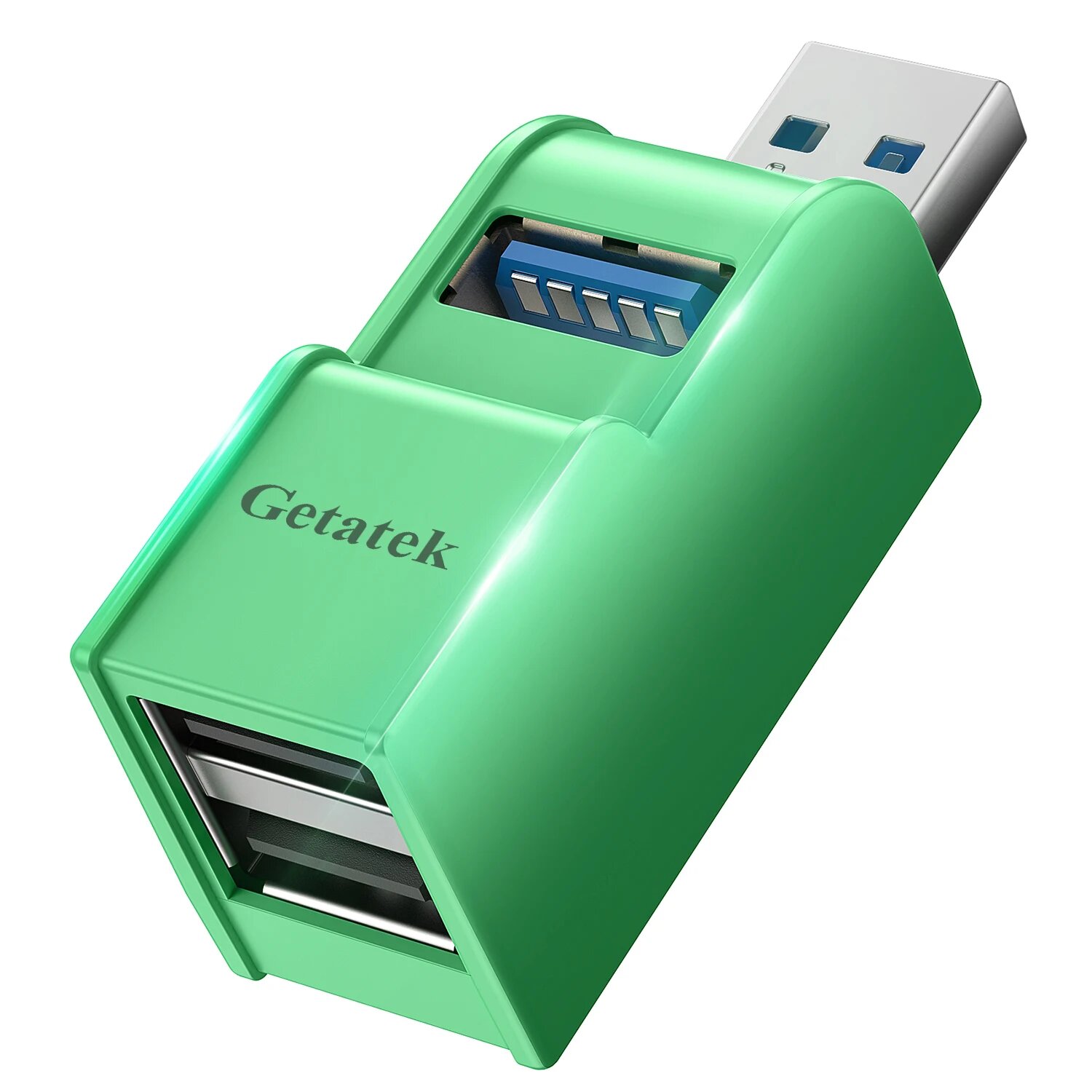 Адаптер-концентратор USB 3.0, удлинитель, мини-сплиттер, от 1 до 3 портов, высокоскоростной USB 2.0 для ПК, ноутбука, U-диска, устройство чтения карт, аксессуары