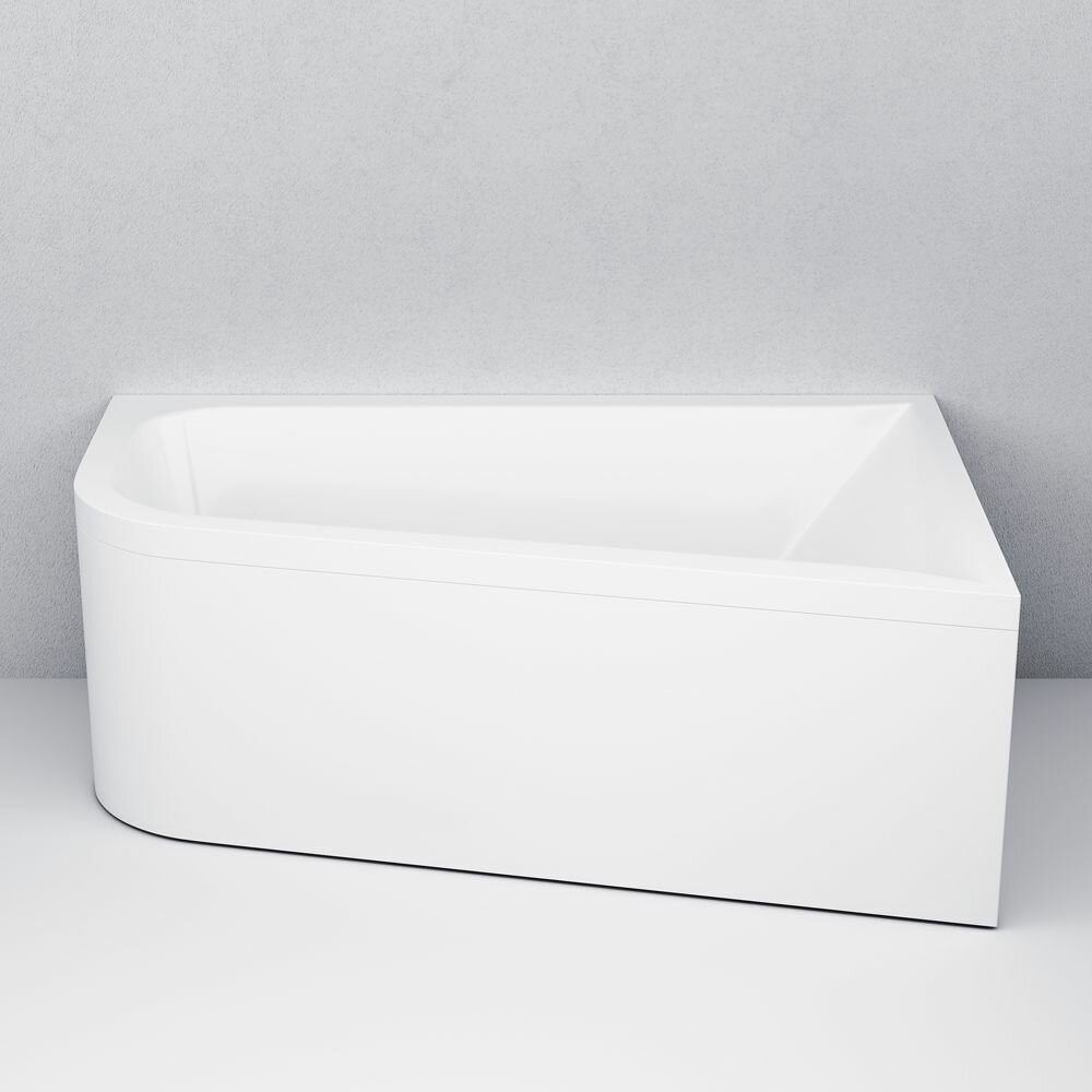 Фронтальная панель под ванну AM.PM Spirit, угловая, цвет белый