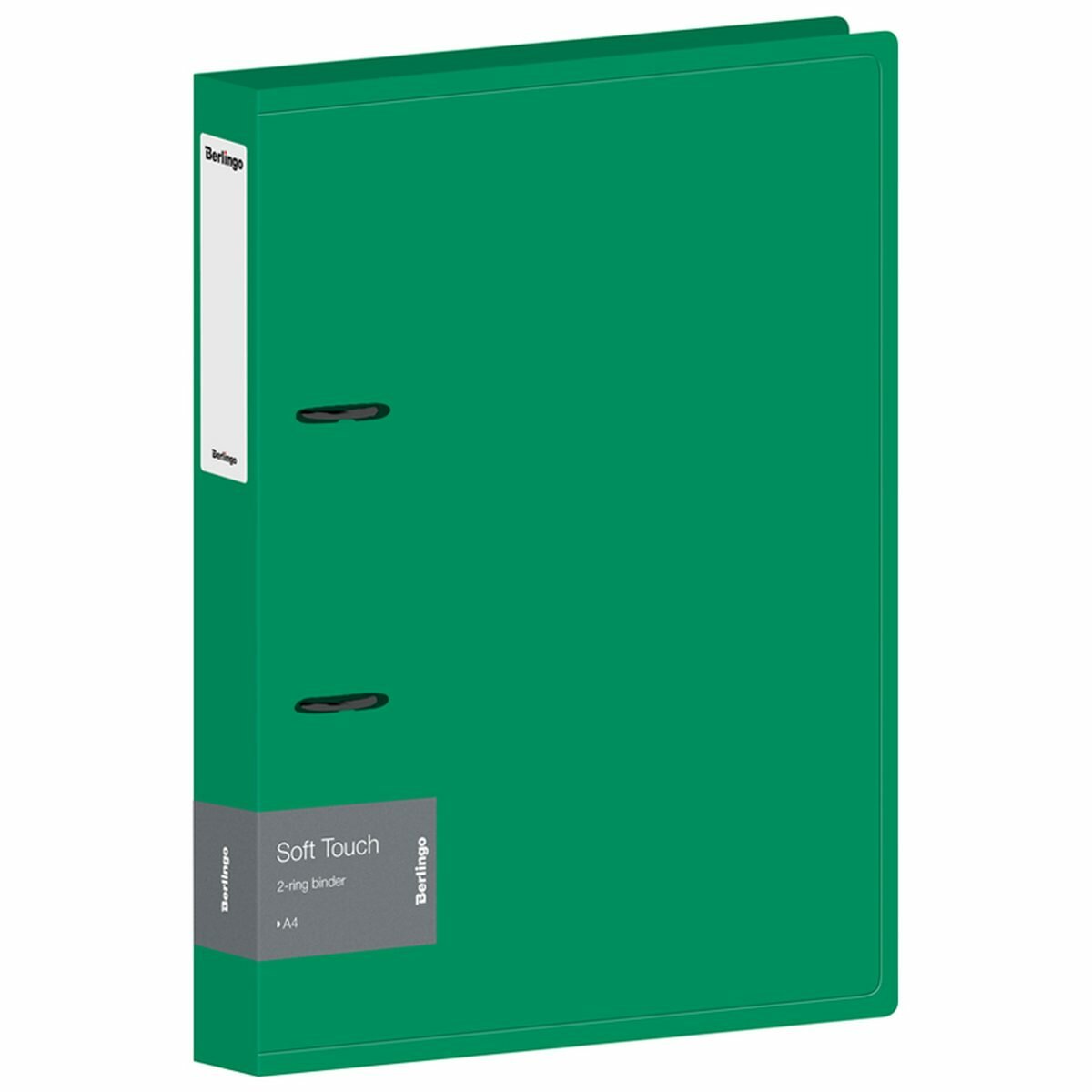 Папка на 2-х кольцах Berlingo Soft Touch (А4, корешок 40мм, 700мкм) зеленая (RB4_24983)