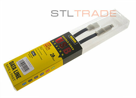 USB кабель Safe&Speed 2 в 1, micro+lighting черный