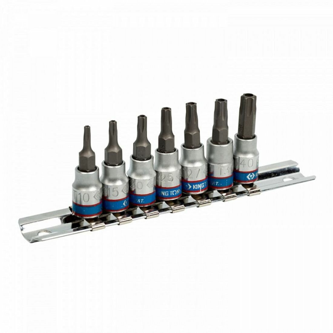 Набор торцевых насадок 1/4", TORX, Т10-Т40 мм, L = 37 мм, 7 предметов 2107PR
