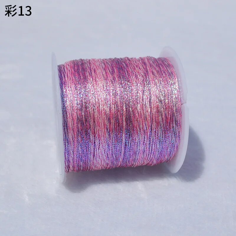 Фиолетовая плетёная нить NUBECOM, 3strands, Color13