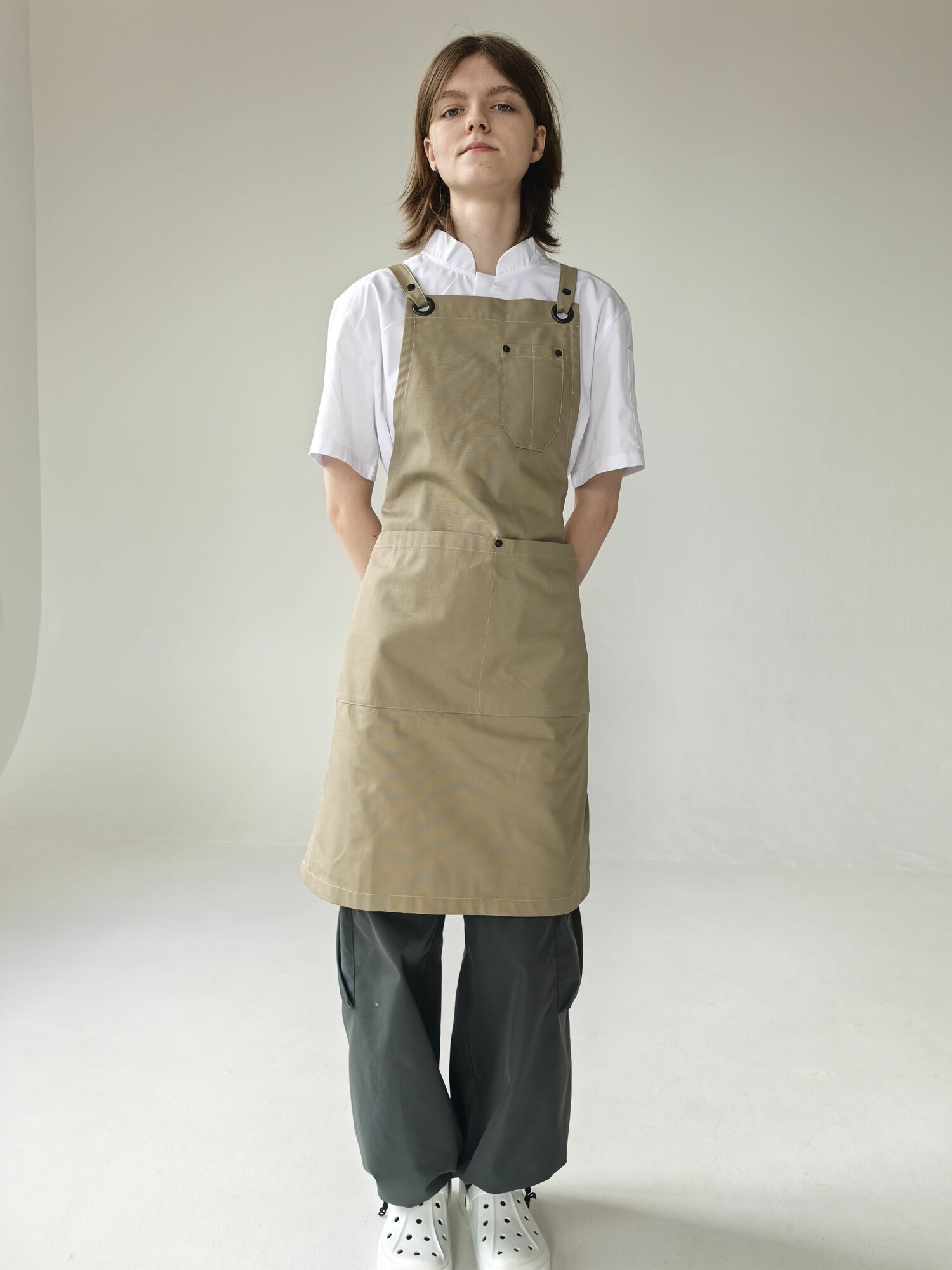 Фартук PROFFORMA RU108C0600K, универсальный, влагостойкий, бежевый