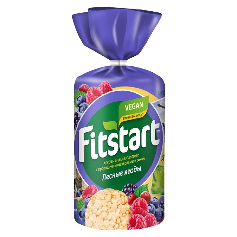 Хлебцы FITSTART мультизлаковые Лесные ягоды 100г