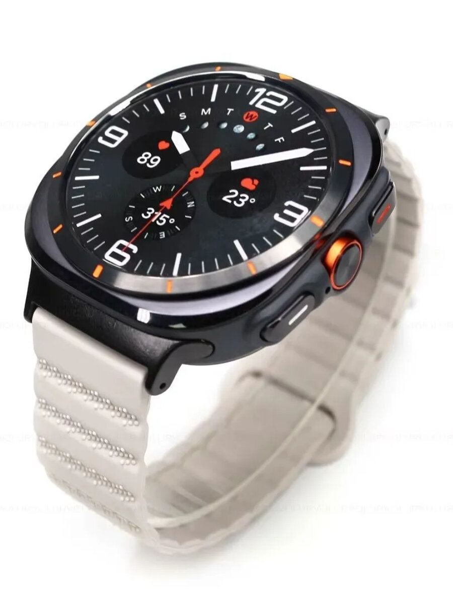 Ремешок для Samsung Galaxy Watch Ultra 47 mm магнитная застежка