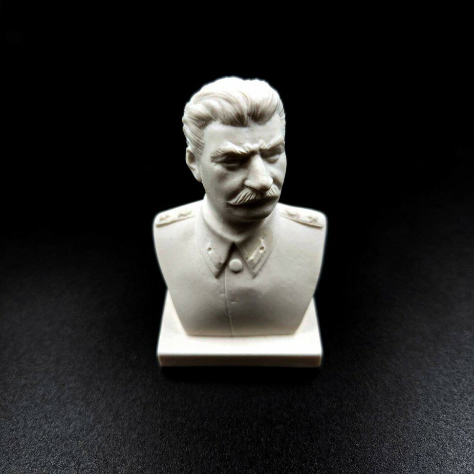 Бюст Сталина из мраморной крошки (6,5 см)