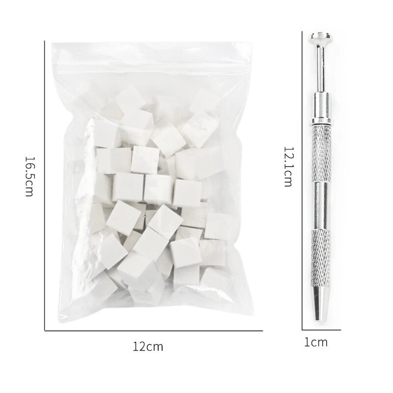 50 шт, набор квадратных губок для дизайна ногтей, градиентные кисти для ногтей, дизайн гель-лака, губка для ногтей, ручка для маникюра, 229 Вт