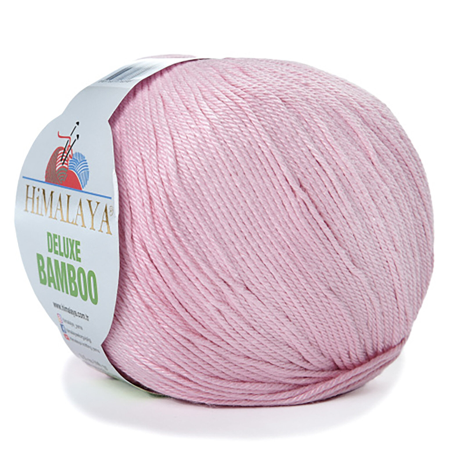 5 Мотков, Himalaya DELUXE BAMBOO, 60% Бамбук 40% Хлопок / 100 гр. - 250 м, Цвет-124-44