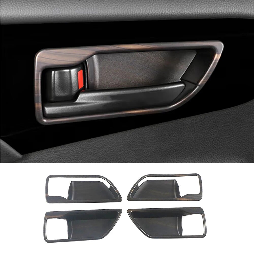 Внутренние молдинги для Toyota Highlander XU70 2020-2025, центральная часть управления автомобиля, ремонт, декор, рамка, накладка, цвет дерева