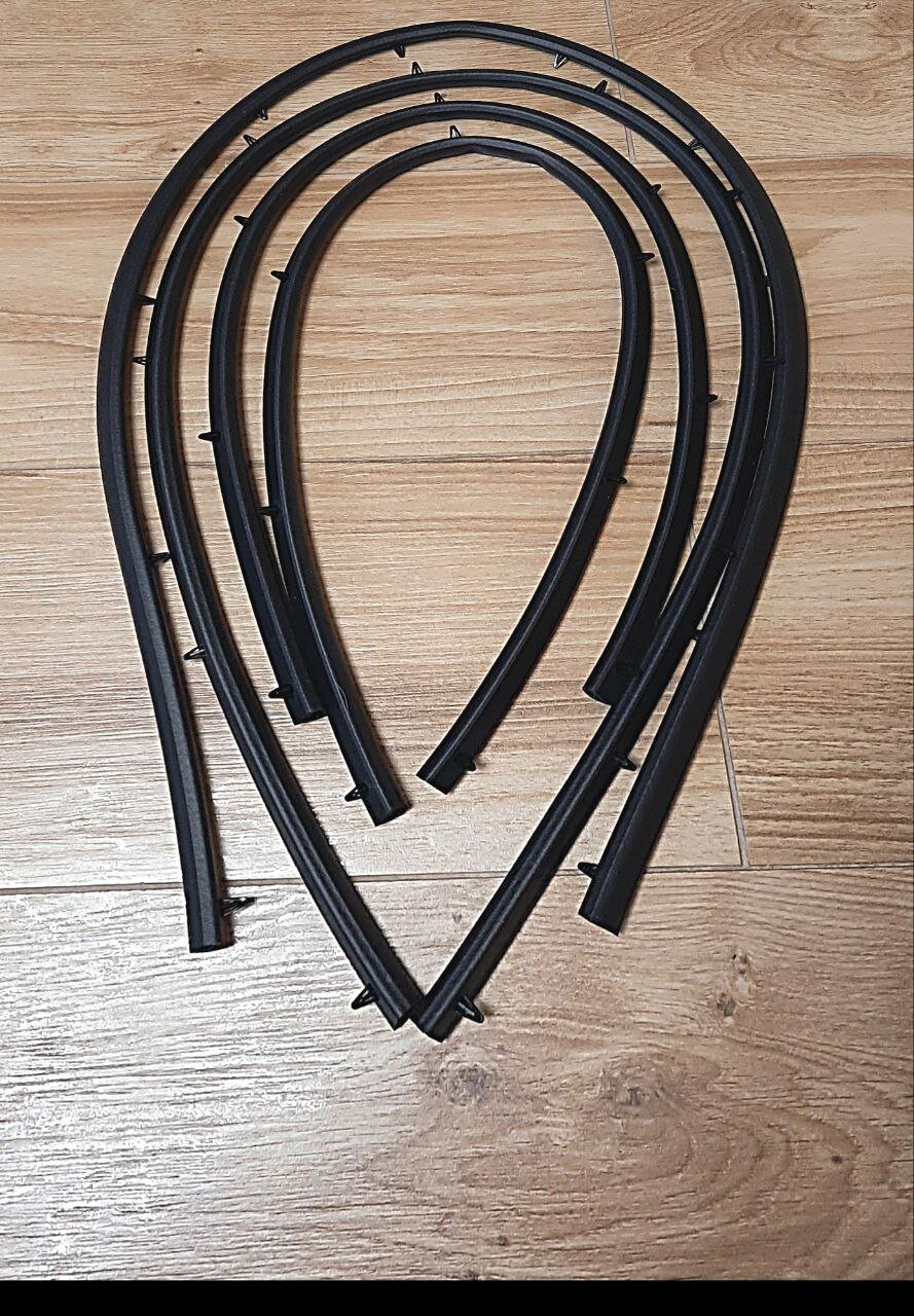 Уплотнитель порогов ВАЗ - 1118, 2190 Лада Гранта, Калина (комплект 4 шт.), Датсун Он До, Ми До.