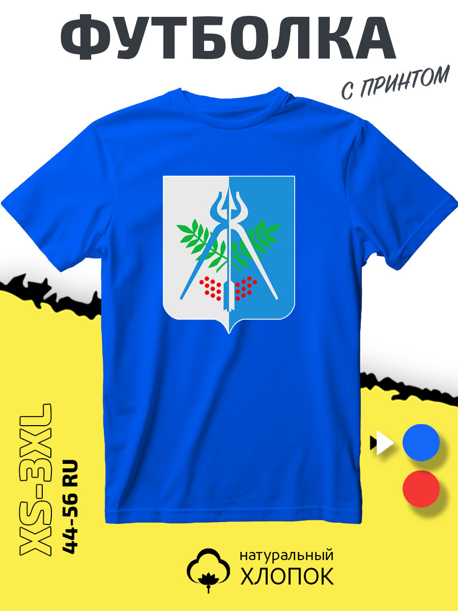 Футболка с принтом герб города Ижевск
