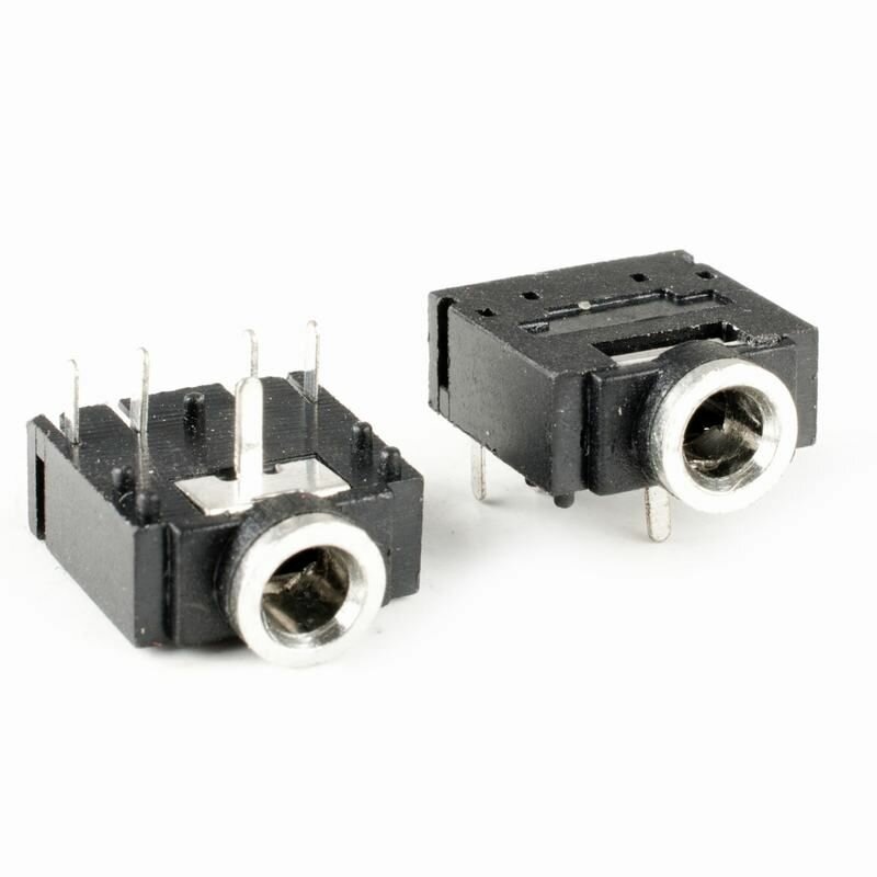 2 шт, 3,5 мм, 5P, PJ307C, 5-контактный разъем для наушников